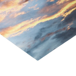 Summer sunset and clouds tissue paper | Zazzle