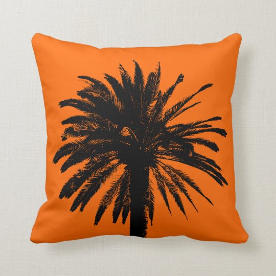 Summer theme pillow cushions with palm trees | Zazzle.com