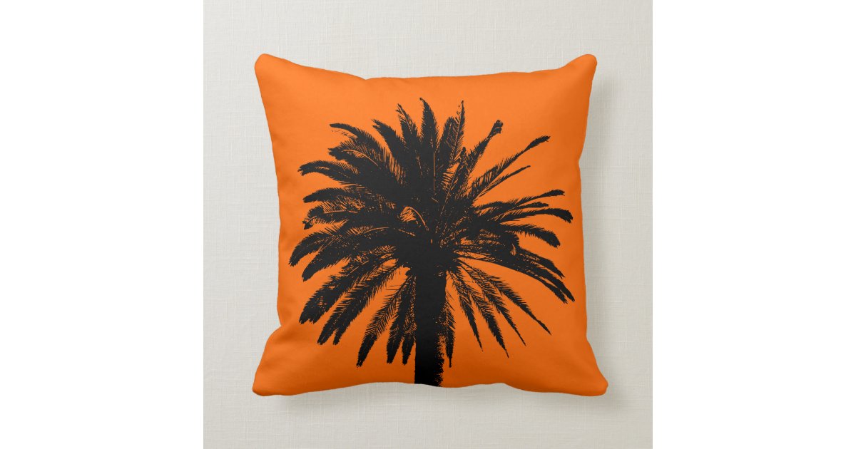 Summer theme pillow cushions with palm trees | Zazzle.com
