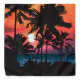 Summer Tropical Pink Orange Palm Trees Sunset Bandana | Zazzle