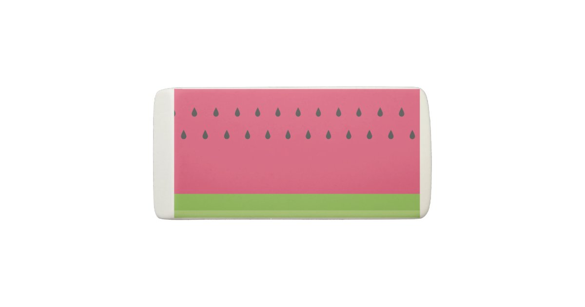 Summer Watermelon Eraser | Zazzle
