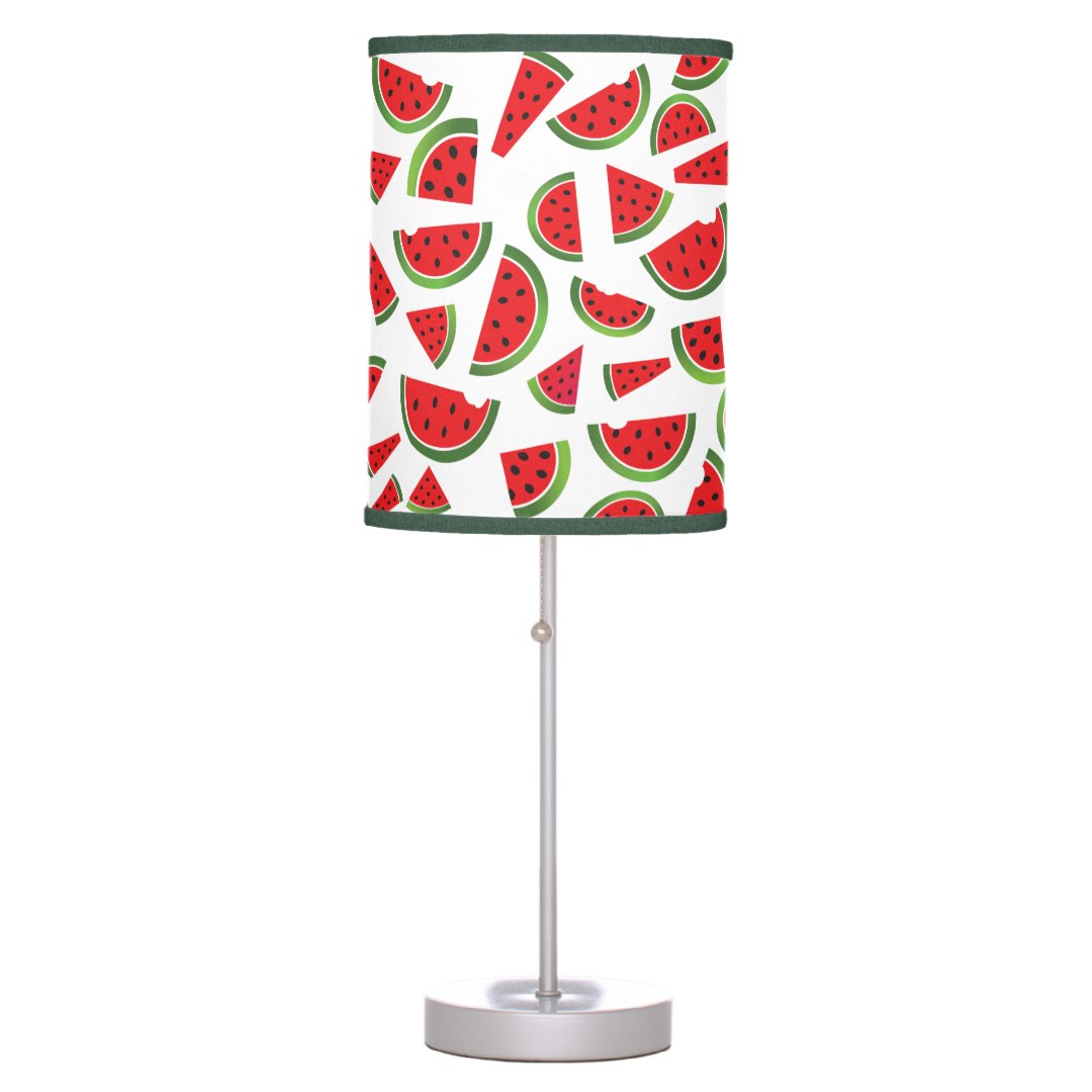 Summer Watermelon Fruit Table Lamp | Zazzle