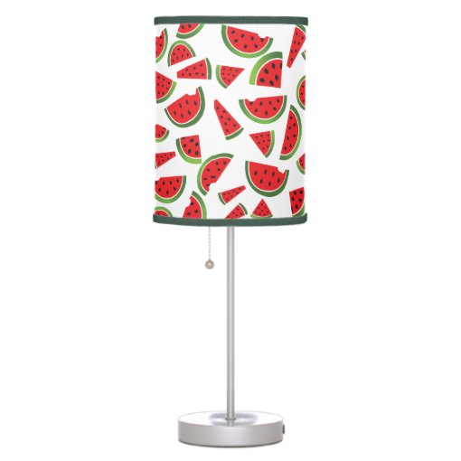 Summer Watermelon Fruit Table Lamp | Zazzle