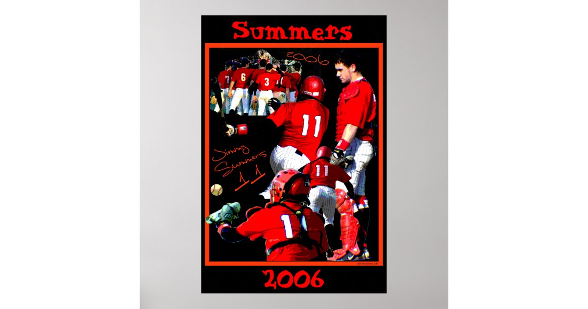 Summers Freshman Baseball Poster | Zazzle