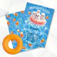 SummerWeen Halloween Pool Birthday Party Ghosts Invitation | Zazzle