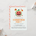 Summerween Melon-o-Lantern Summer Halloween Party Invitation | Zazzle