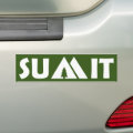 Summit Mountains Bumper Sticker | Zazzle