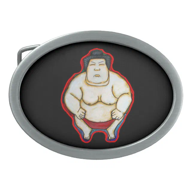 Sumo Belt Buckle | Zazzle
