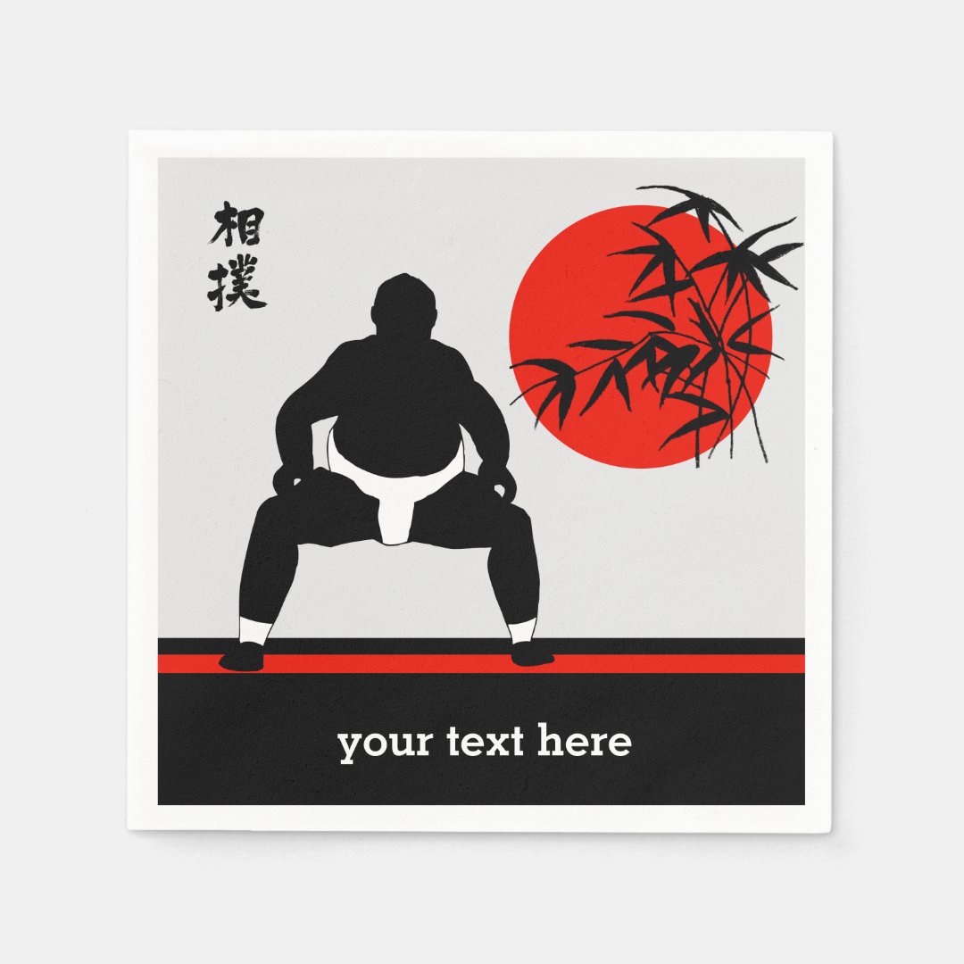 Sumo Paper Napkins | Zazzle