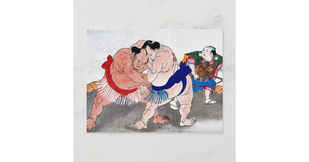 Sumo Postcard | Zazzle
