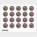 Sumo Rings Illustration Classic Round Sticker | Zazzle