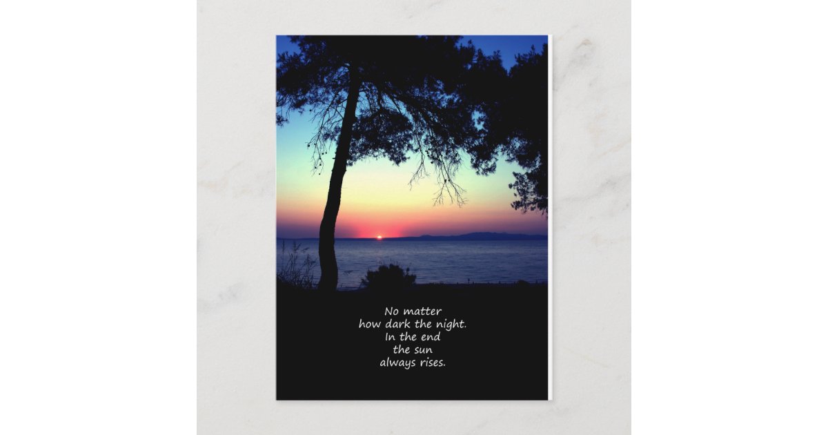 Sun Always Rises Postcard | Zazzle