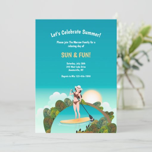 Sun and Fun Invitation | Zazzle