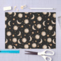 Sun and Moon Black Tissue Paper | Zazzle