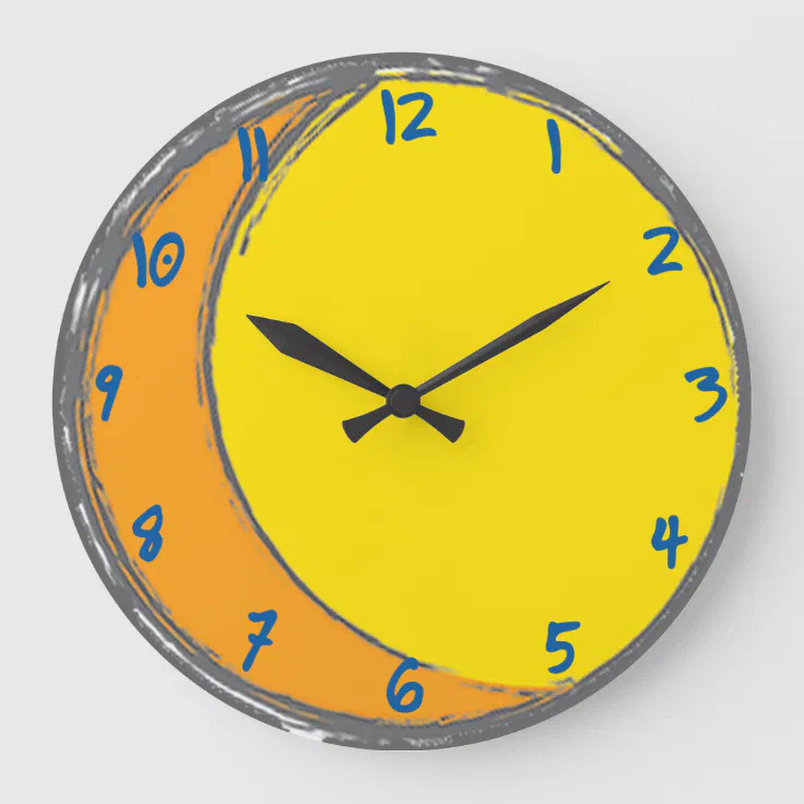 Sun and Moon Clock | Zazzle
