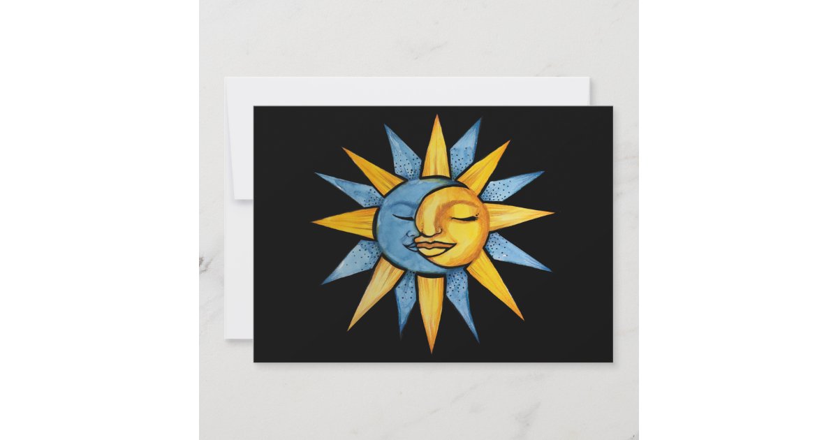 Sun and Moon Invitation | Zazzle