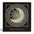 Sun and Moon Pagan Wheel 1.5" Binder | Zazzle