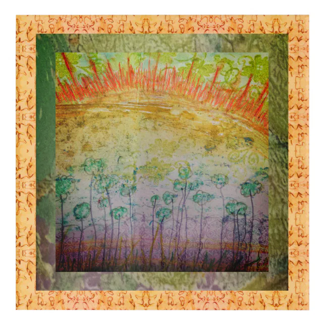 Sun Awakening Acrylic Print | Zazzle
