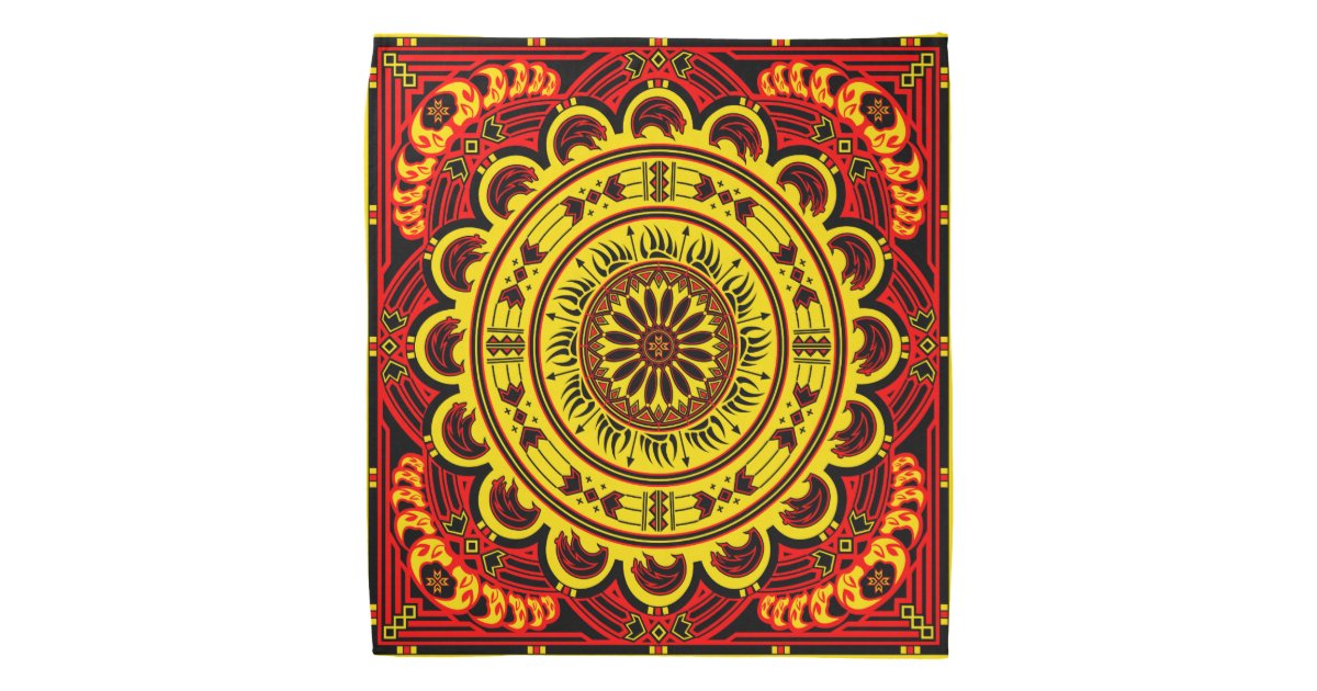 Sun Bear (Yellow) Bandana | Zazzle.com