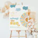 Sun Birthday Party Welcome Sign | Zazzle