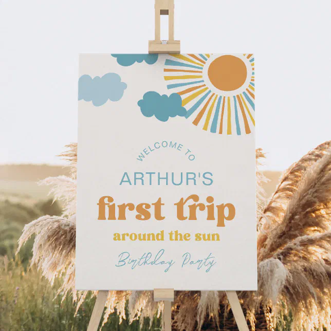 Sun Birthday Welcome Sign | Zazzle