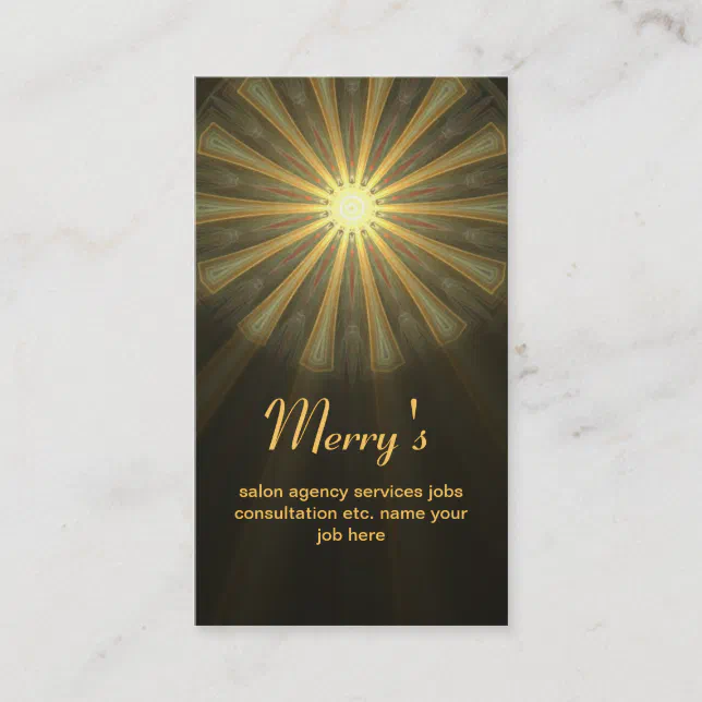 sun business card | Zazzle