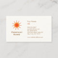 Sun Business Cards | Zazzle