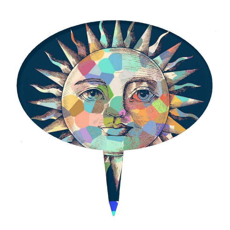 Sun Cake Topper | Zazzle