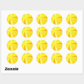 Sun Classic Round Sticker | Zazzle