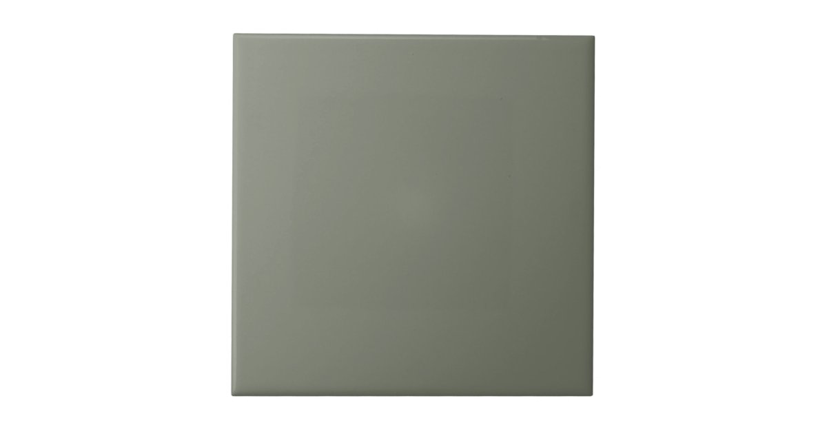 Sun Dried Thyme Green Kitchen and Bathroom Ceramic Tile | Zazzle