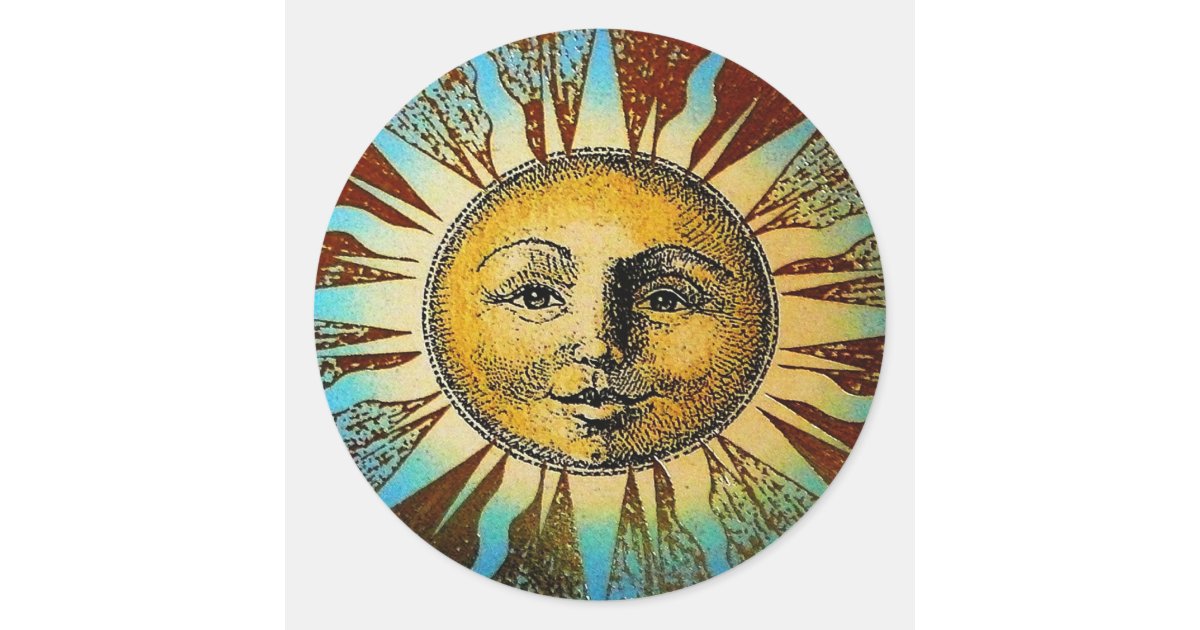 Sun God Sticker | Zazzle