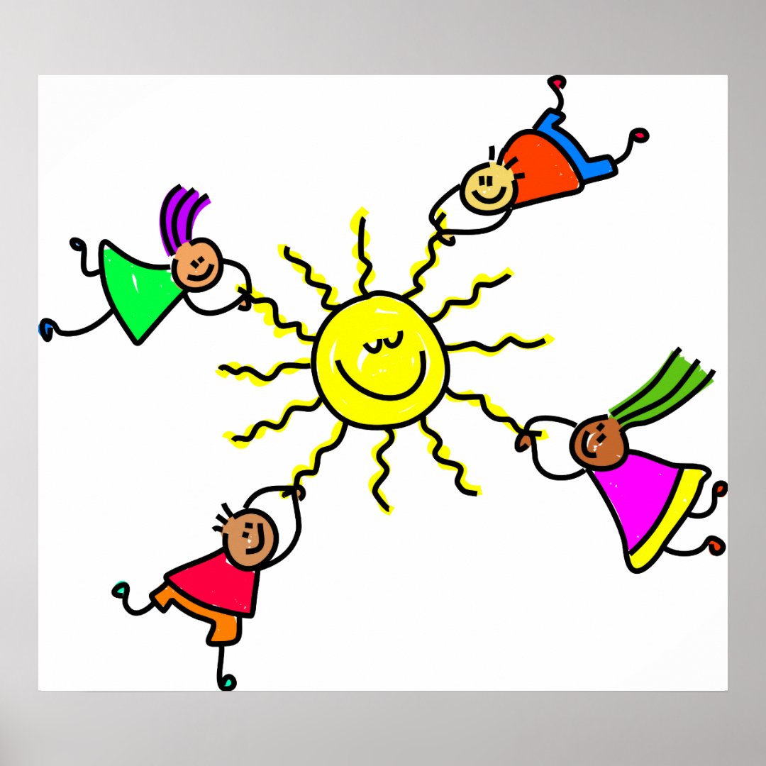 Sun Kids Poster | Zazzle