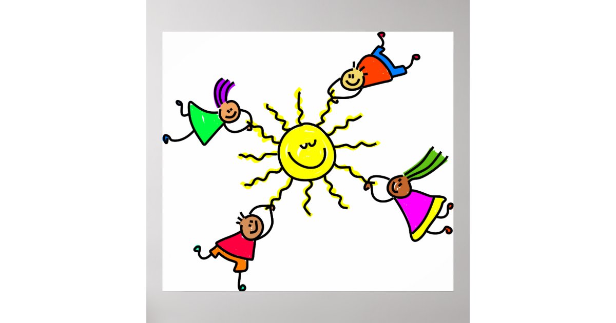 Sun Kids Poster | Zazzle