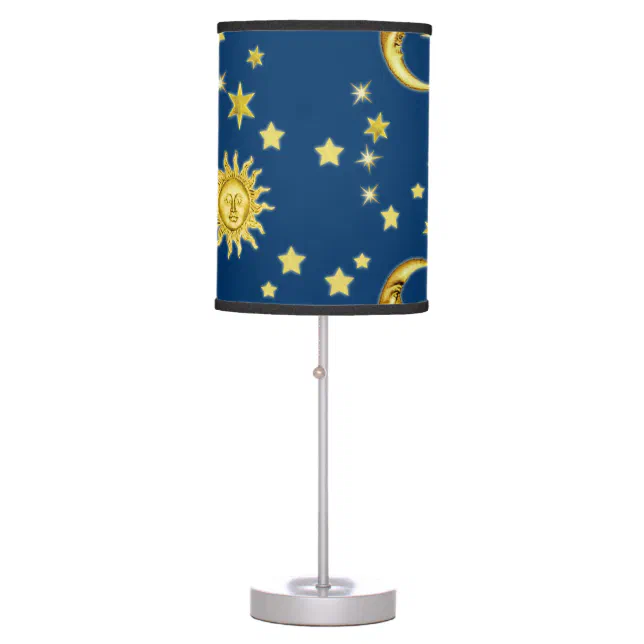 Sun, Moon & Stars Table Lamp | Zazzle