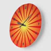 Sun Rays Wall Clock | Zazzle