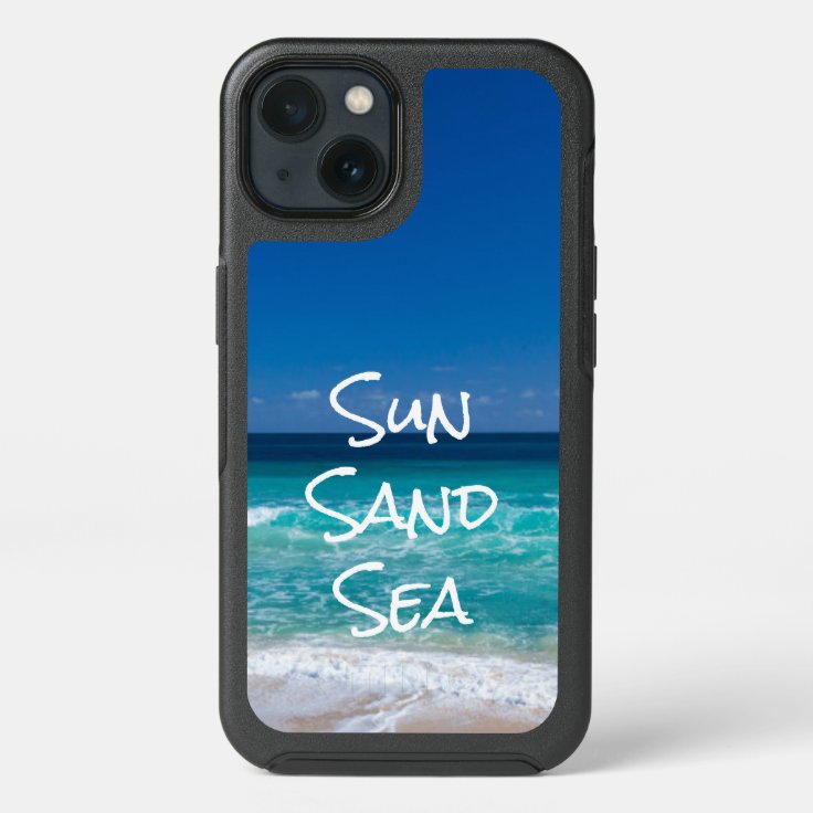 Sun Sand Sea Tropical Beach Turquoise Water OtterBox iPhone Case | Zazzle