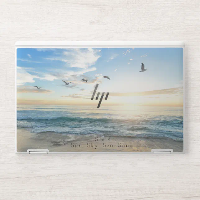 Sun. Sky. Sea. Sand. HP Laptop Skin | Zazzle