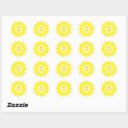 Sun Sticker | Zazzle