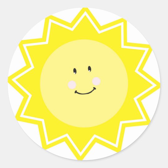 Sun Sticker | Zazzle.com
