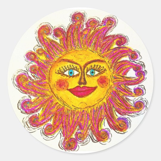 Sun Sticker | Zazzle.com