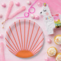 Sun Sunrise Pastel Pink And Orange Sunshine Paper Plates | Zazzle
