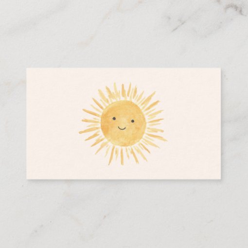 Sun Sunshine Diaper Raffle Enclosure Card | Zazzle