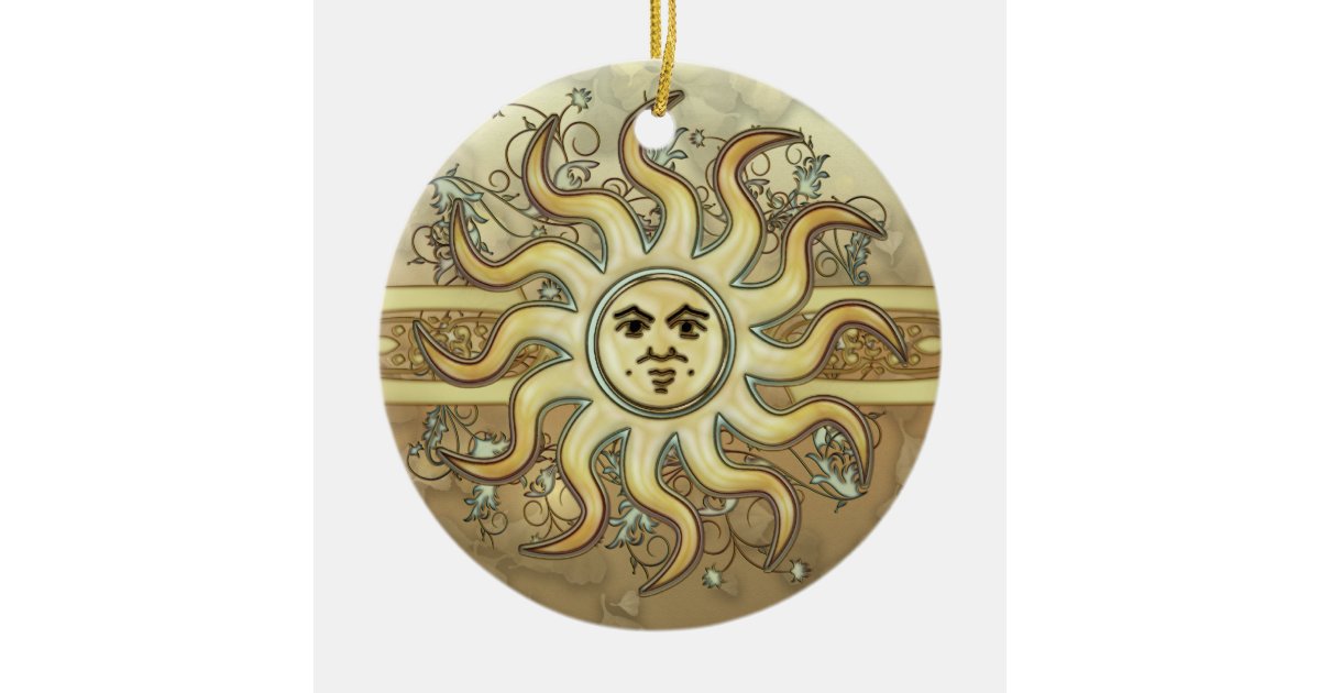 Sun Symbol Ornament | Zazzle