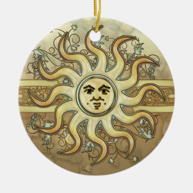 Sun Symbol Ornament | Zazzle
