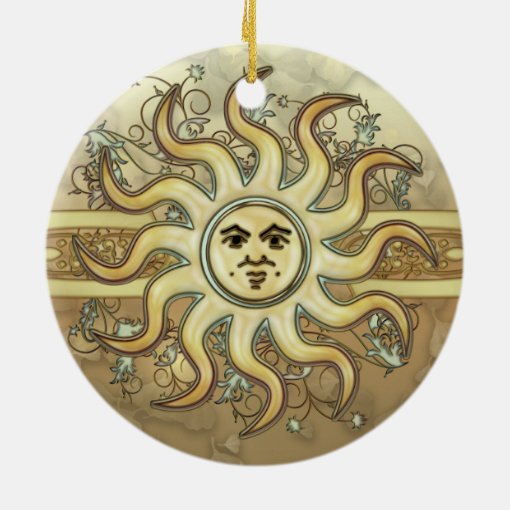 Sun Symbol Ornament | Zazzle
