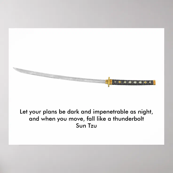 Sun Tzu quote Poster | Zazzle