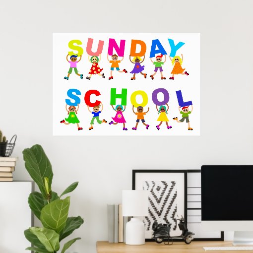 Sunday School Poster | Zazzle