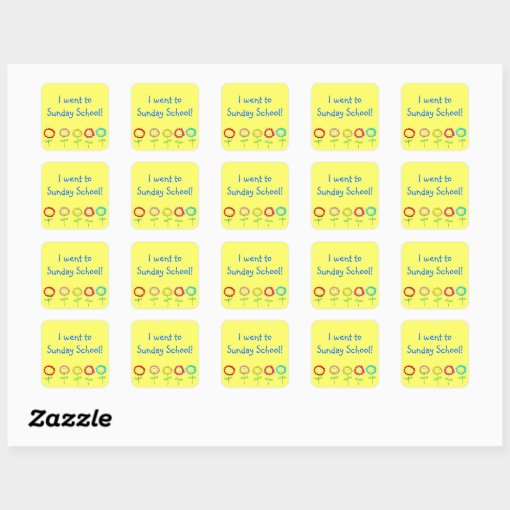 Sunday School Stickers | Zazzle