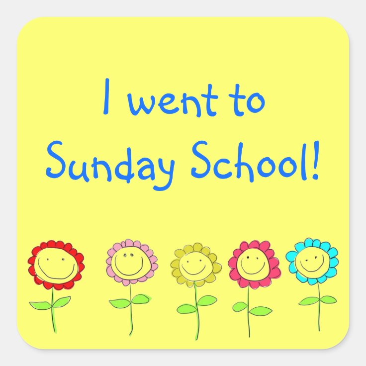 Sunday School Stickers | Zazzle