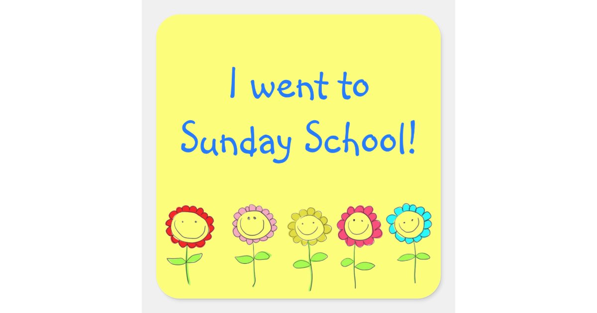Sunday School Stickers | Zazzle